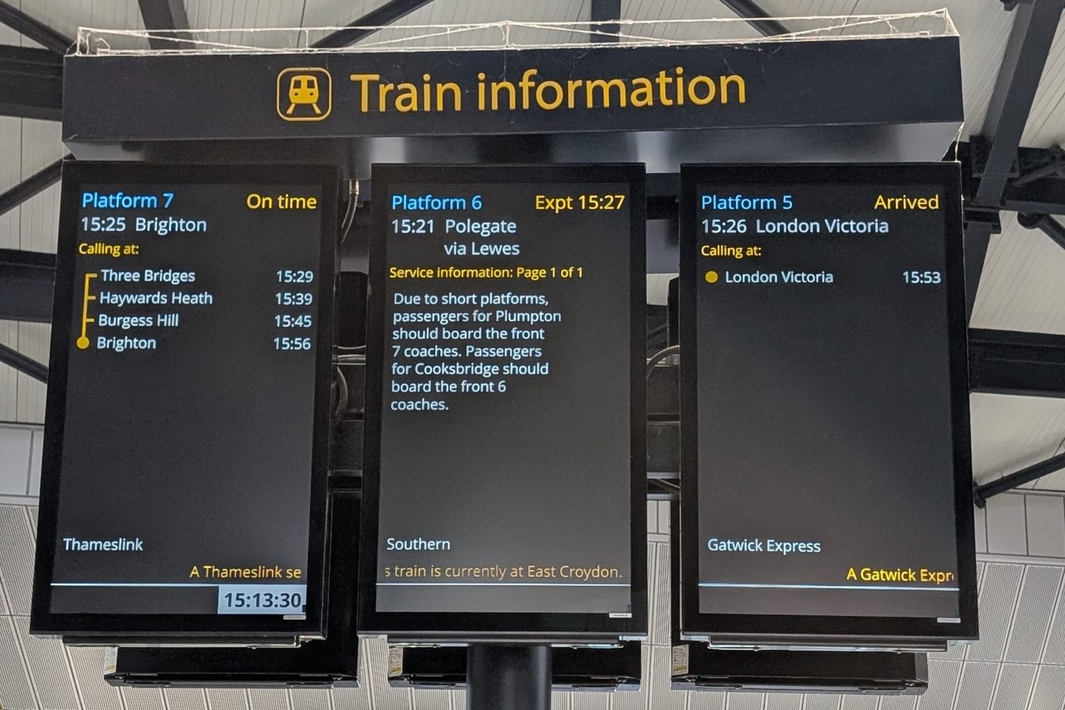 How to Take Southern or Thameslink from Gatwick to London